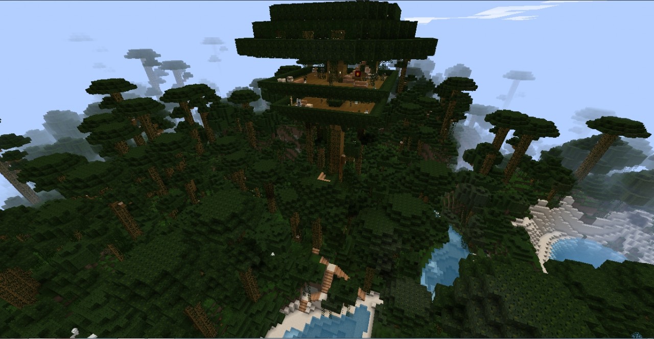 Tree house Minecraft Map