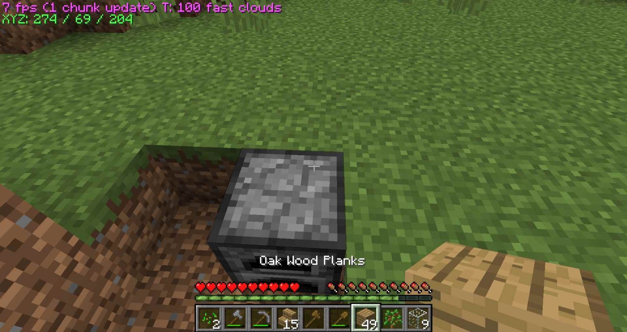 Minecraft Small Wooden House Tutorial 3 x 2 Minecraft Map