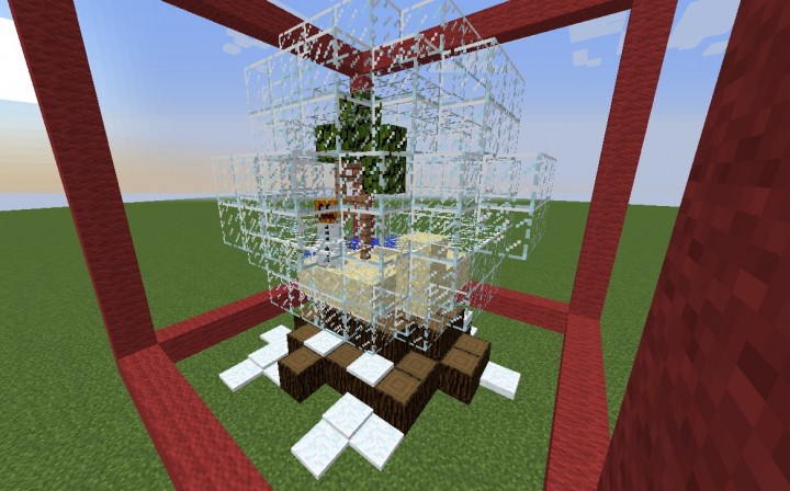 Tropical snowglode - Advent2015 - Christmas adventure build entry Minecraft Map