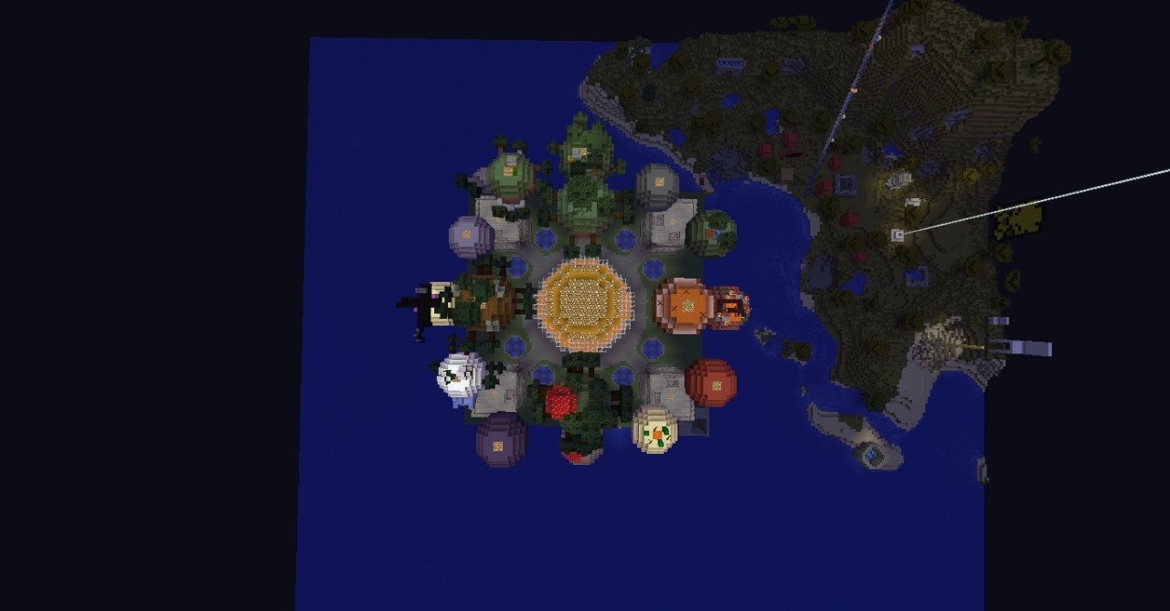 Castle/Tower Spawn Minecraft Map