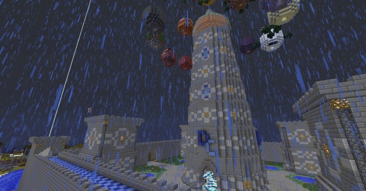 Castle/Tower Spawn Minecraft Map