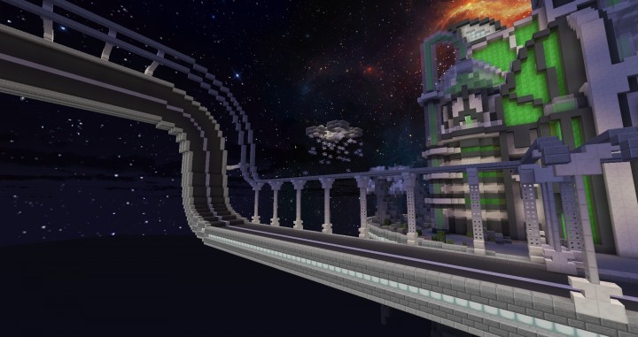 Futuristic Factory + DOWNLOAD Minecraft Map