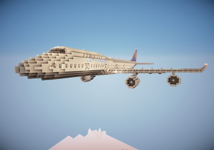 Arzion] Lufthansa Plane =- Minecraft Map
