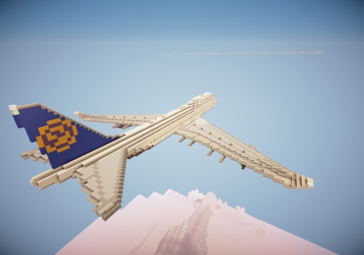 Arzion] Lufthansa Plane =- Minecraft Map