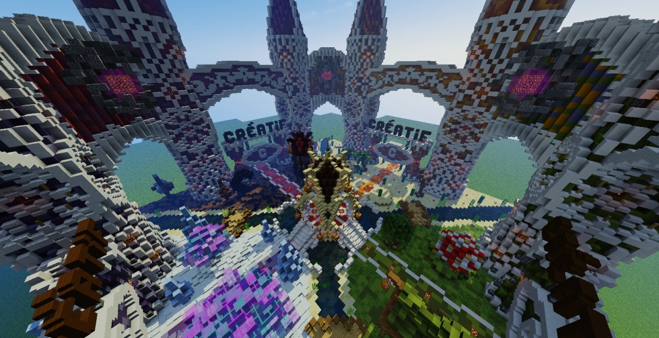 Creatif Spawn 103x103 Minecraft Map