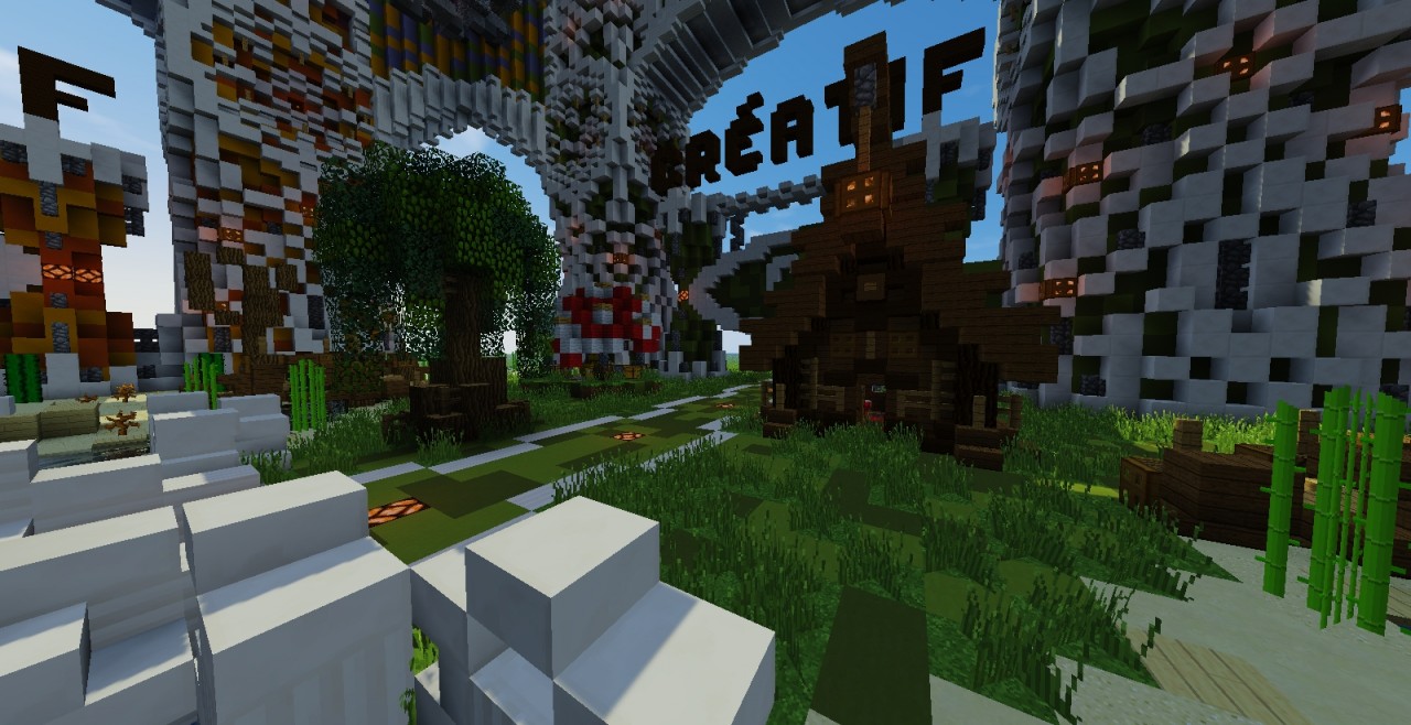 Creatif Spawn 103x103 Minecraft Map