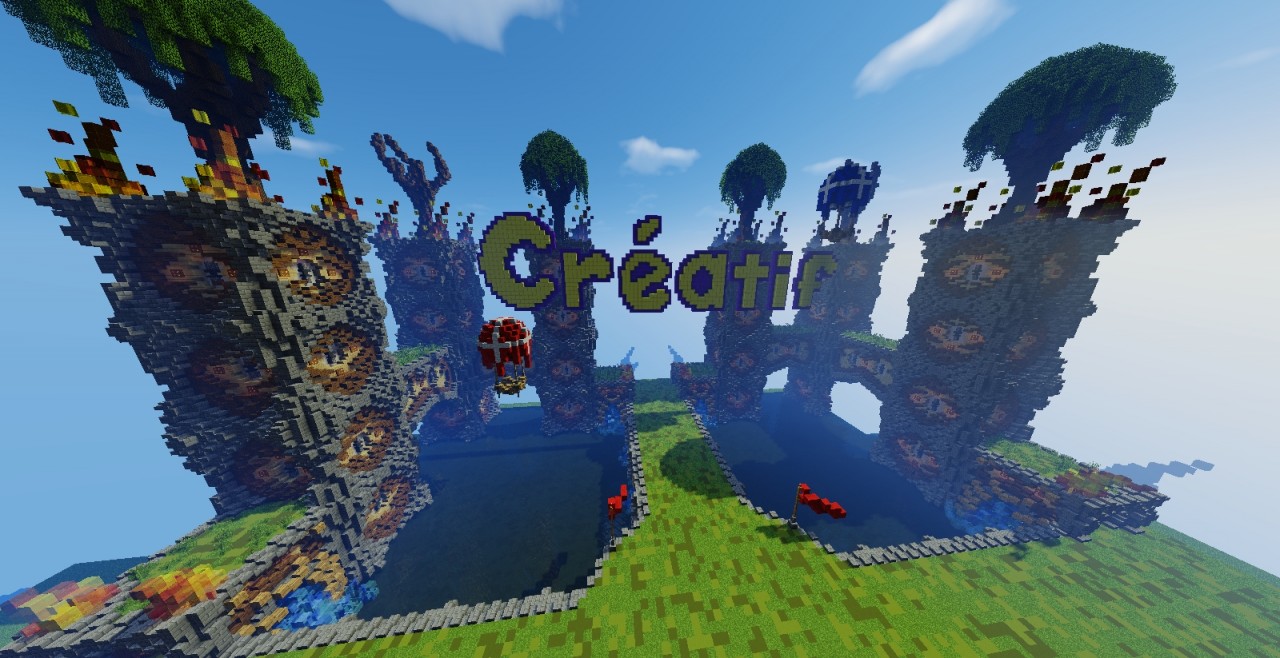 FreeBuild Spawn Minecraft Map