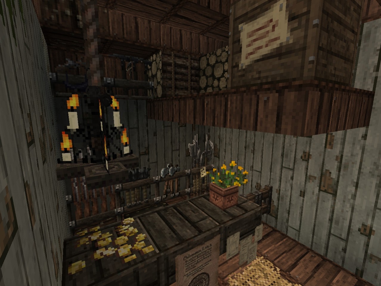 simple weapon shop Minecraft Map