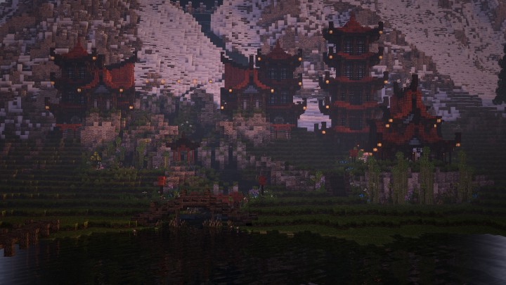 Japanese Mountainvillage (still in a early stage) Minecraft Project