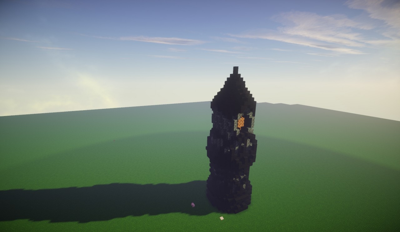 Only Block - Black Tower Minecraft Map