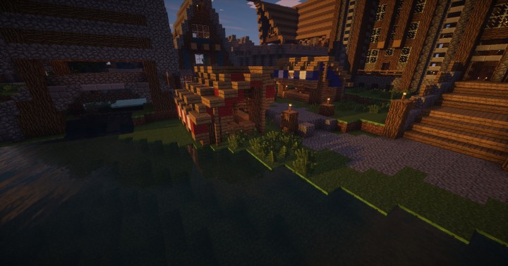 Medieval Shopping Tent Minecraft Map