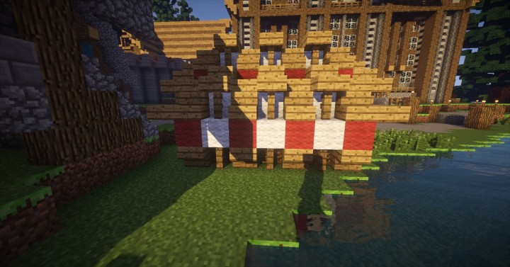 Medieval Shopping Tent Minecraft Map