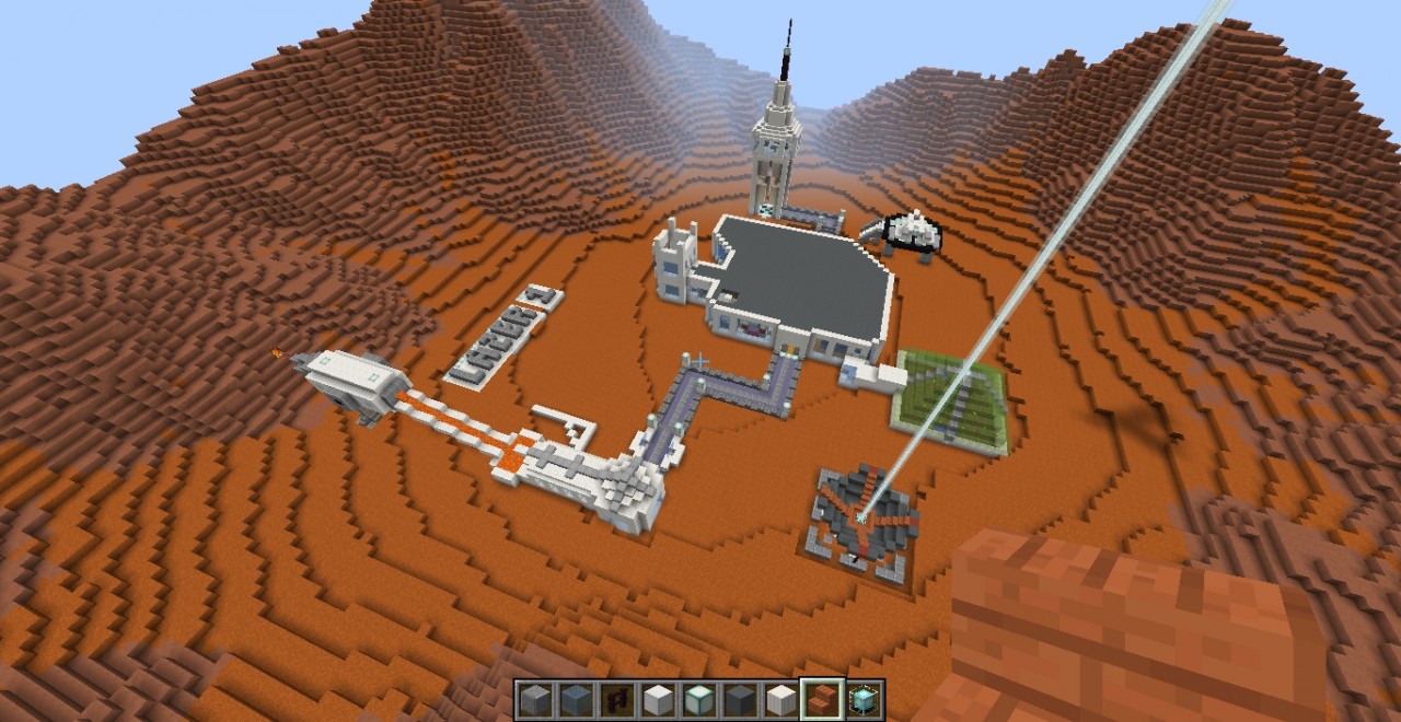 Mars base for contest [WIP] Minecraft Map