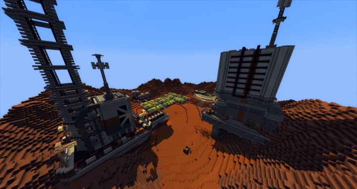 Mars Base -by lava_style Minecraft Map