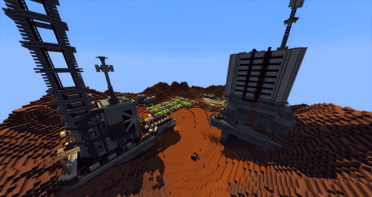 Mars Base -by lava_style Minecraft Map