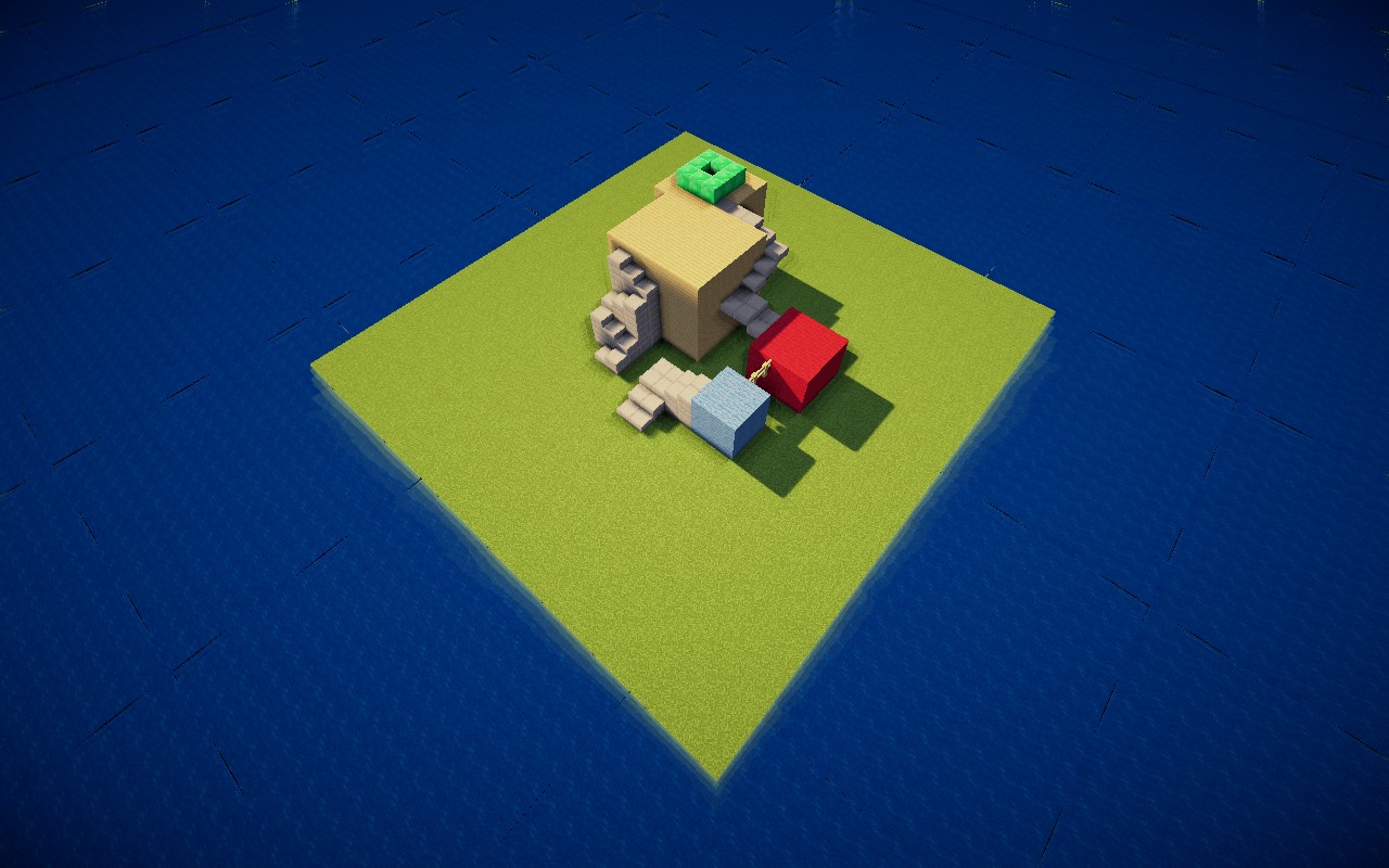 Super Minecraft 3D World Minecraft Map