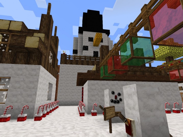 Saving Snow town! - Minecraft adventure map CHRISTMAS SPECIAL Minecraft Map