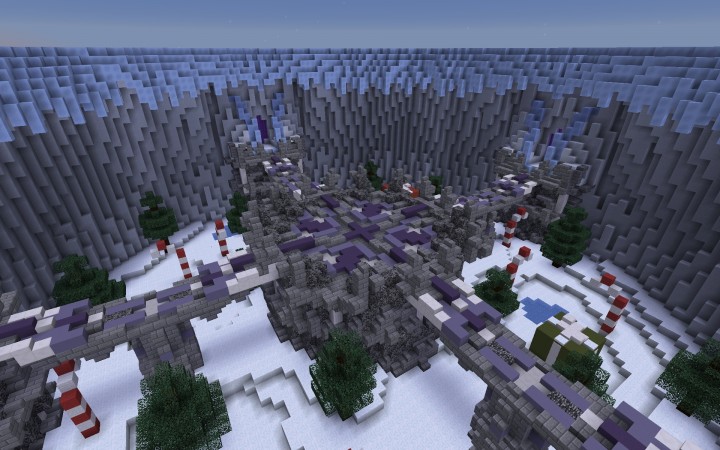 Winter/Christmas Themed Spawn Minecraft Map