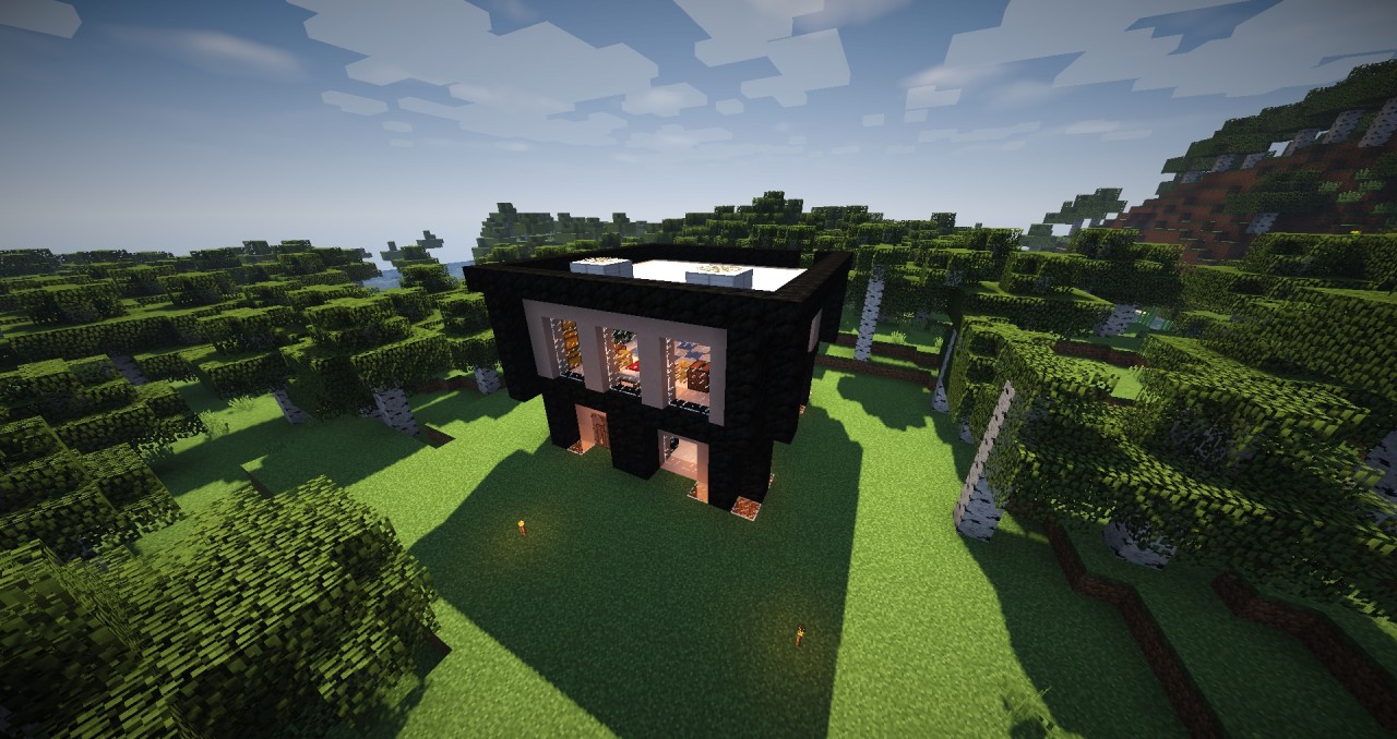 Modern House 14x14 Minecraft Map
