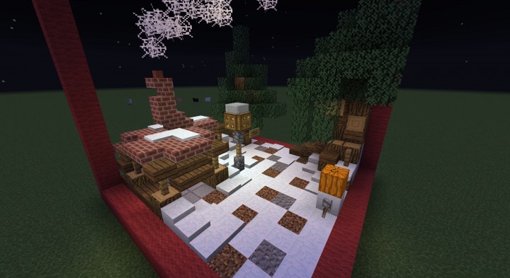 Advent2015: On your way to ol' Tinsel Town Minecraft Map