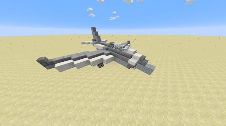 Minecraft Working Battle Plane 1.0 Minecraft Map
