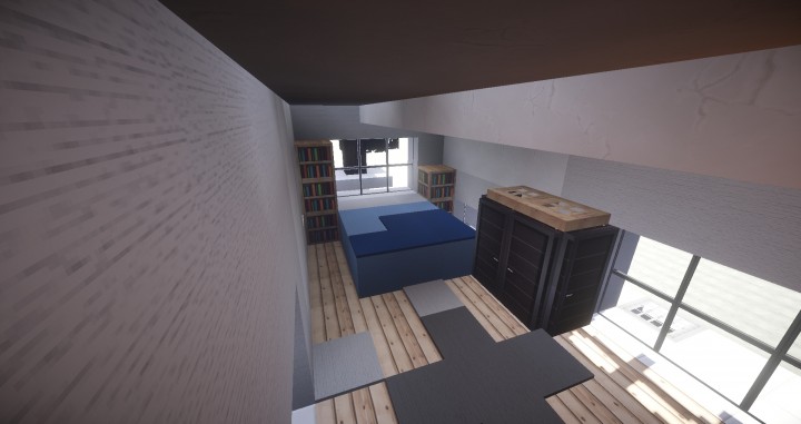 25x25 Modern House Minecraft Map