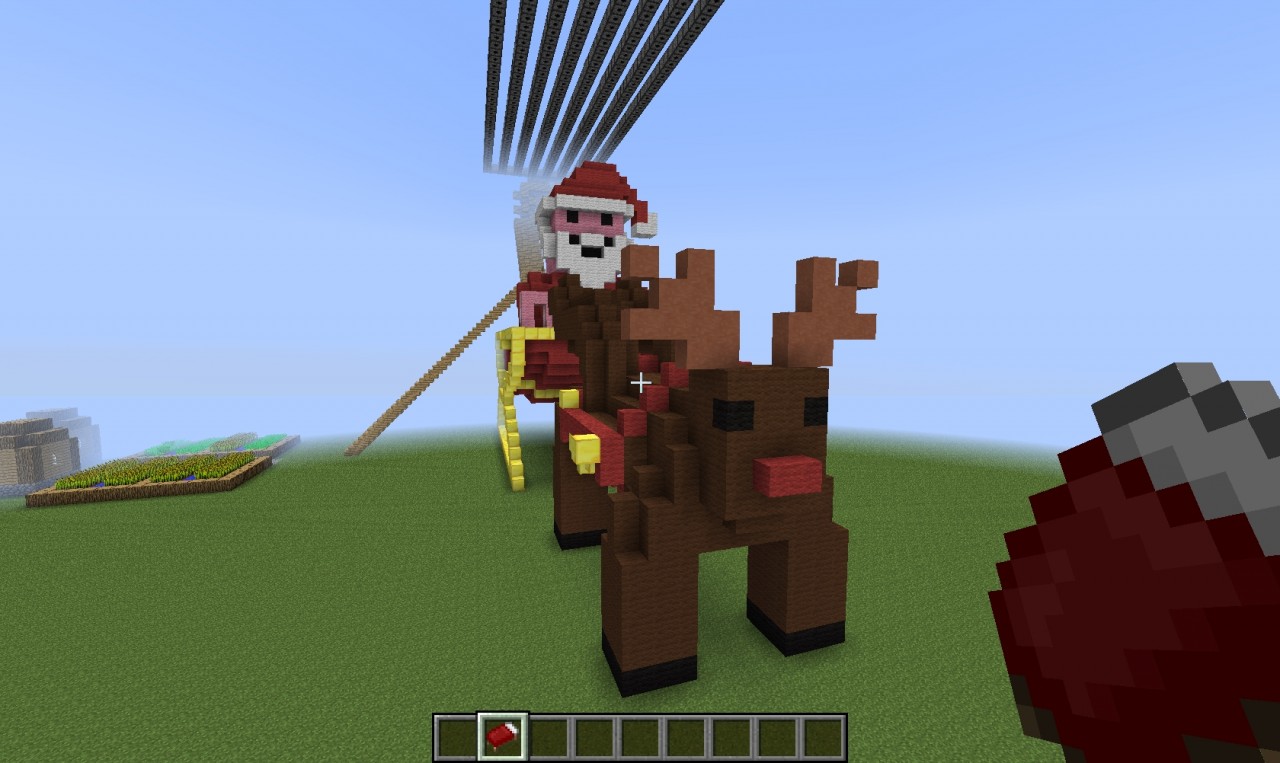 Burning Santa Minecraft Map