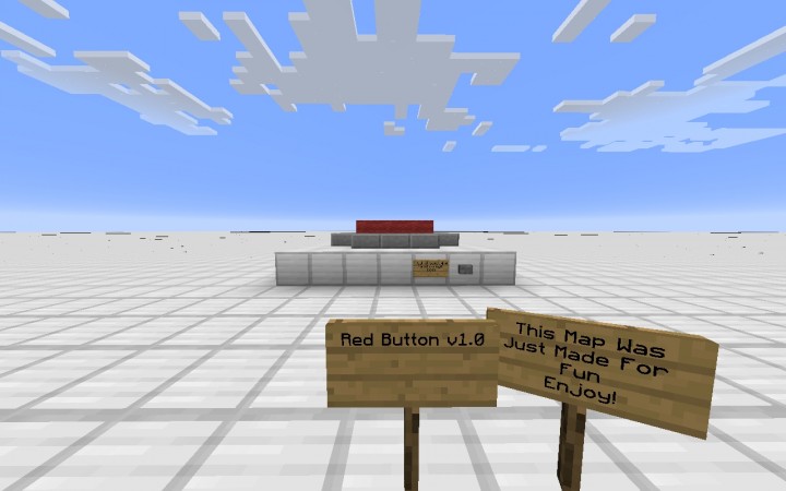 Big Red Button Minecraft Map