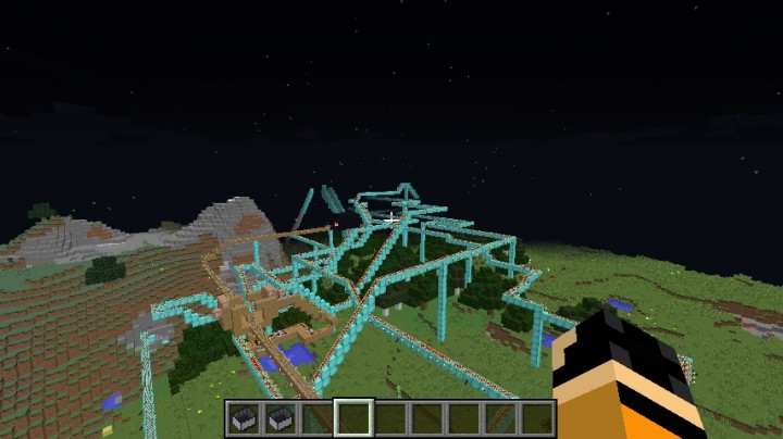 Epic RollerCoaster Minecraft Map