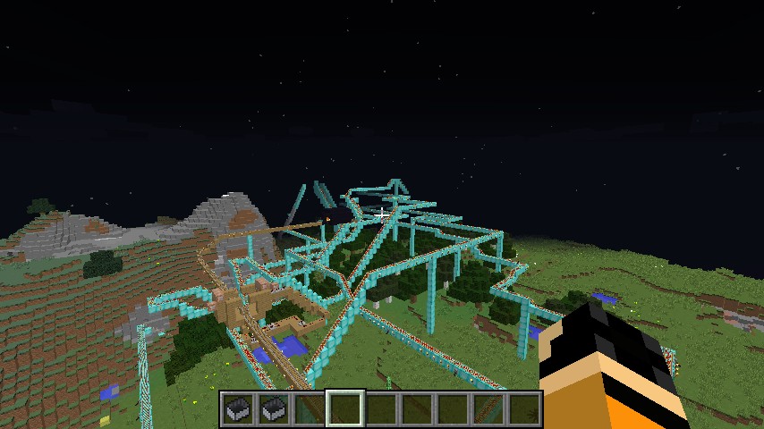 Epic RollerCoaster Minecraft Map