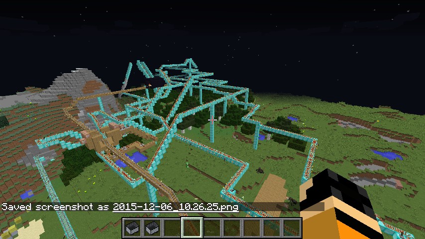 Epic RollerCoaster Minecraft Map