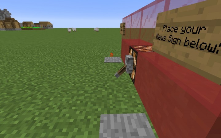 News Signs Minecraft Map