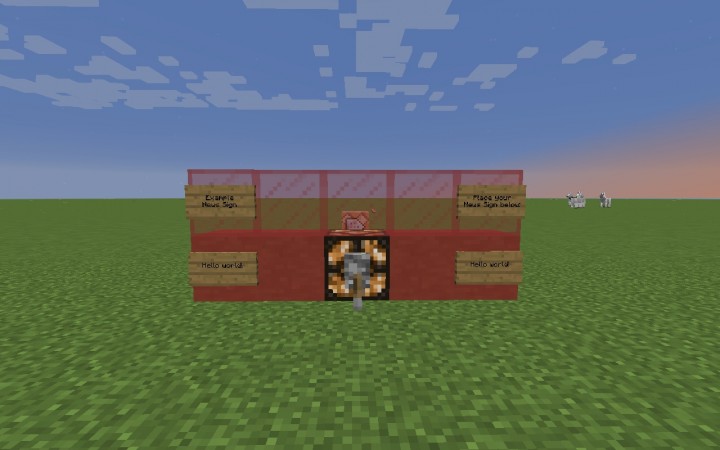 News Signs Minecraft Map