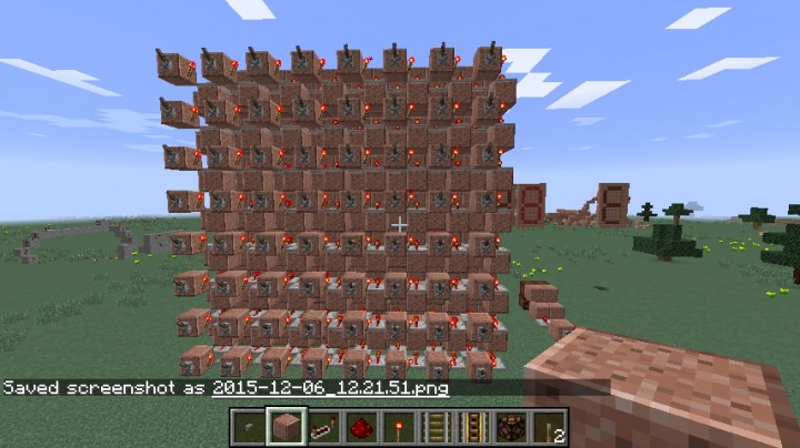 The BTPS "Better Than Piston Signs" 16x16 Redstone Lamp Display ...