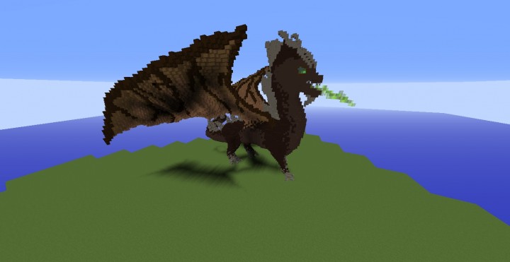 Fire- ,Water- ,Earth- ,Wind- DRAGON Minecraft Map