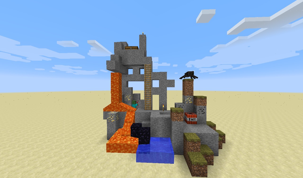 Lego Minecraft: The cave Minecraft Map