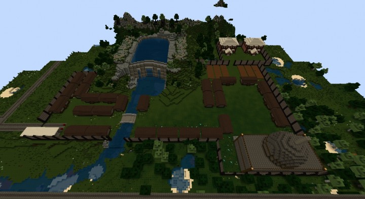Panem- Hunger games map for 1.8 Minecraft Map