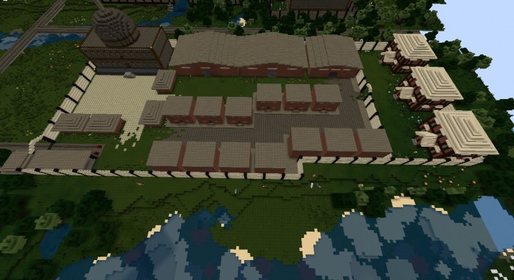Panem- Hunger games map for 1.8 Minecraft Map