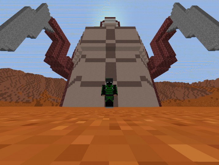 Dangerous Life On Mars - Solo Build Contest Minecraft Map