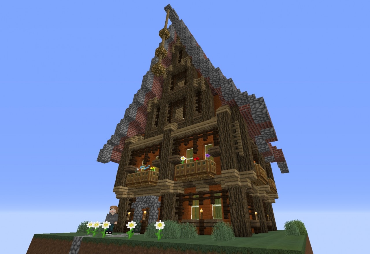 House "Big Roof" Minecraft Map