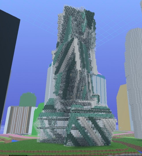 Geometric office building #5 Minecraft Map
