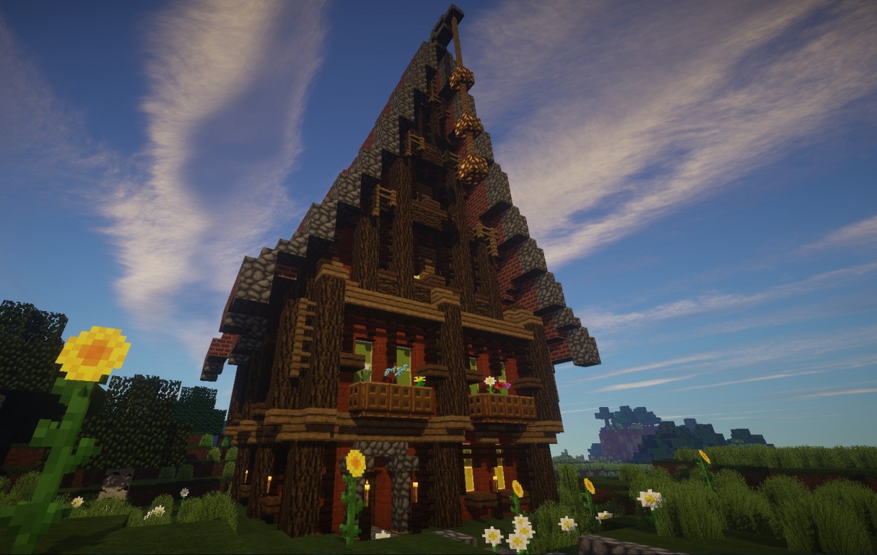 House "Big Roof" Minecraft Map