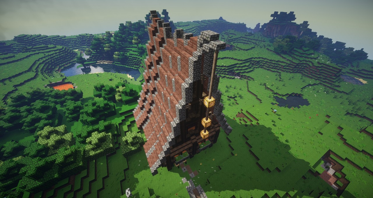 House "Big Roof" Minecraft Map