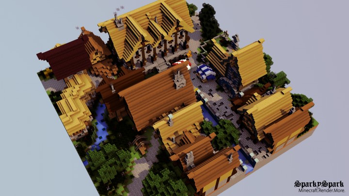 Medieval Town Plot Minecraft Map