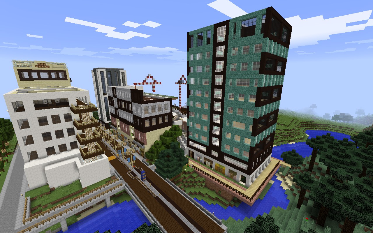 Urban Mixed-Use City and Suburbs (MAP COMING SOON) Minecraft Map
