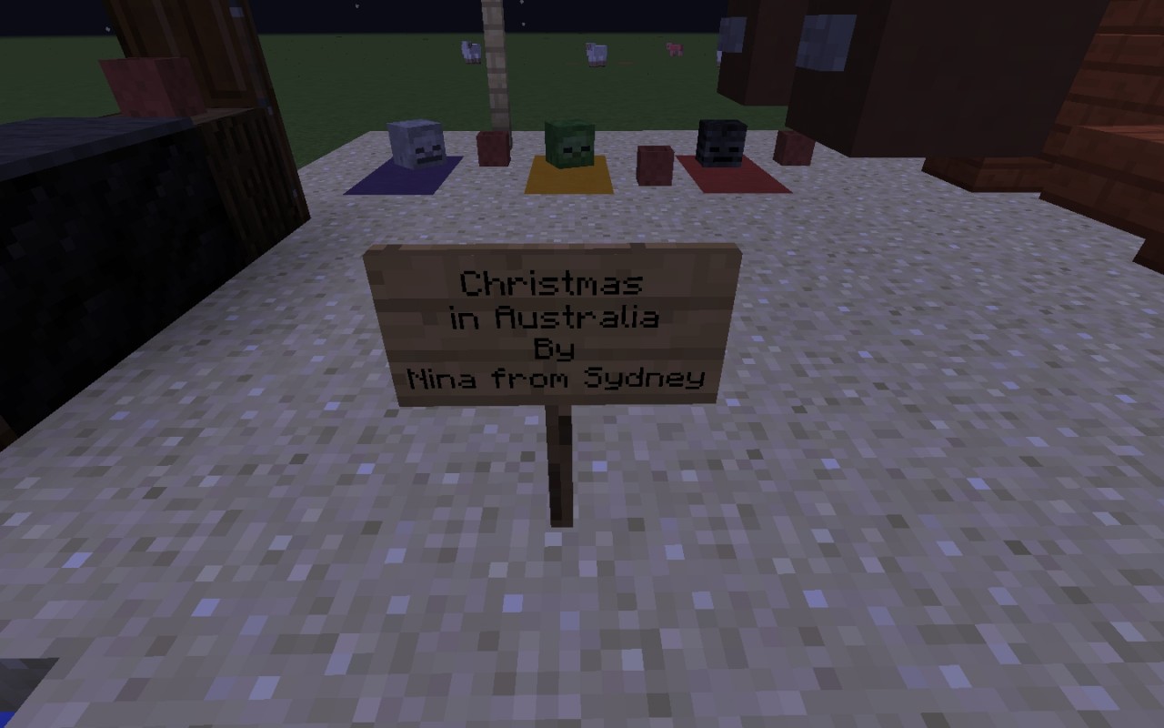 Christmas in Australia! Advent 2015 Minecraft Map