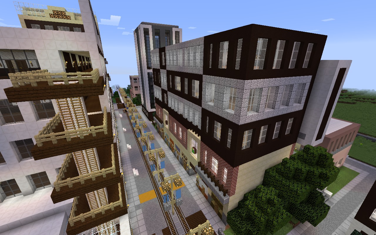 Urban Mixed-Use City and Suburbs (MAP COMING SOON) Minecraft Map