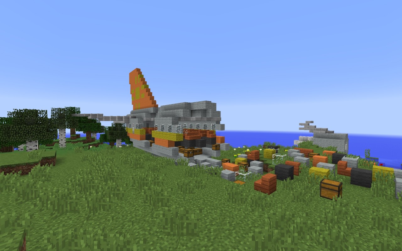 Plane Crash - Island Minecraft Map
