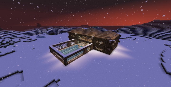 Snow house Minecraft Map