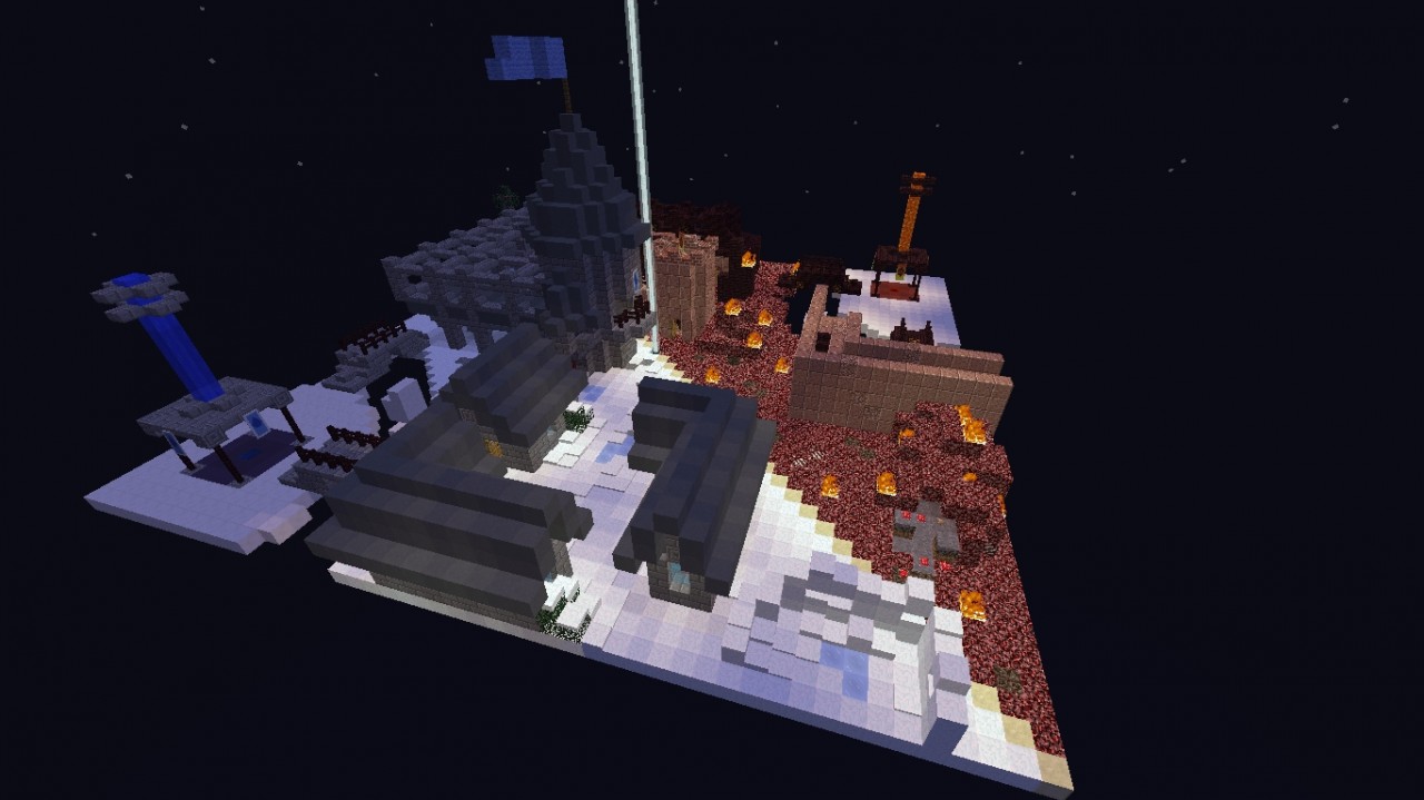 Fire Vs. Ice Minecraft Map